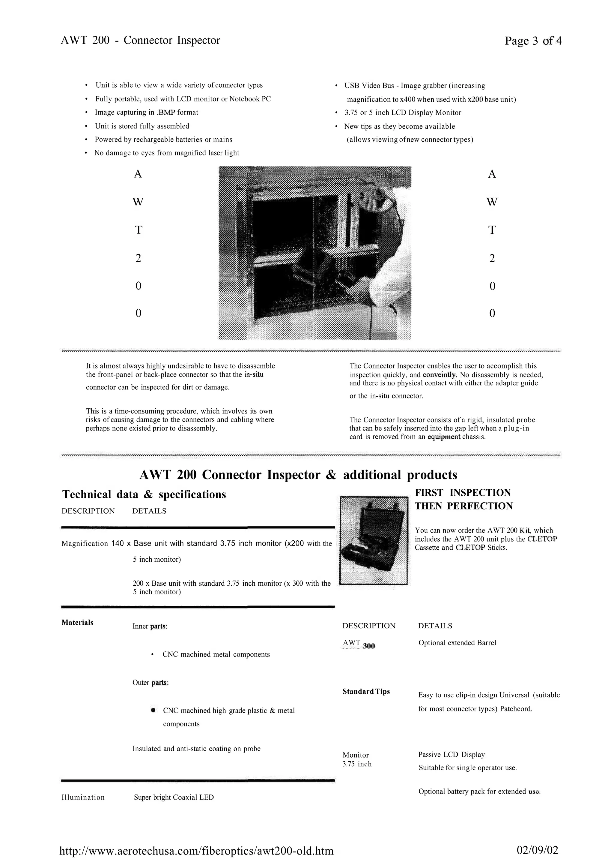 Aerotech awt 200 | PDF