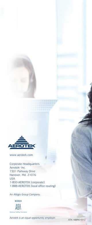 Aerotek Professional Services Brochure | PDF