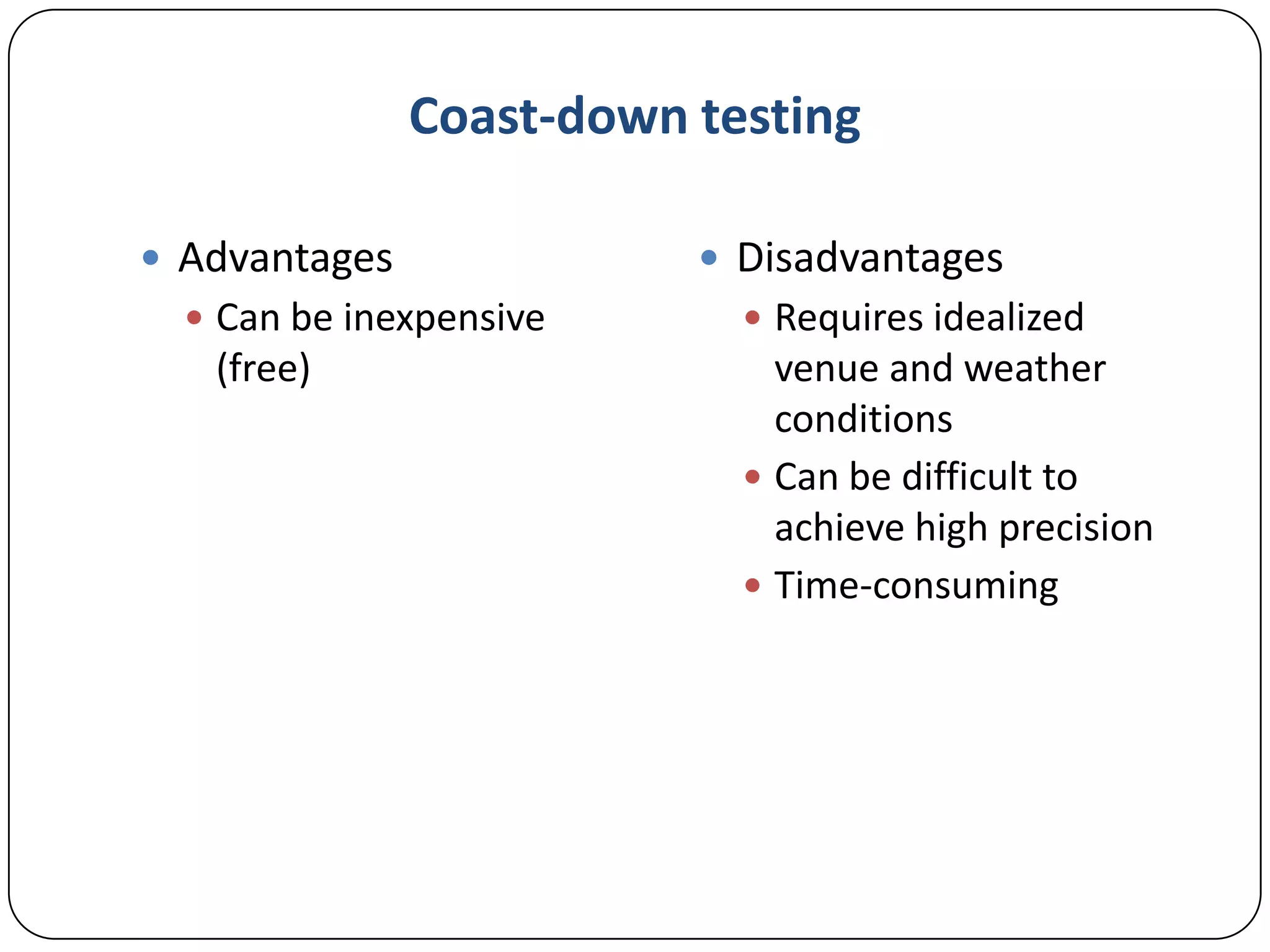 Aero testing without a wind tunnel | PPTX