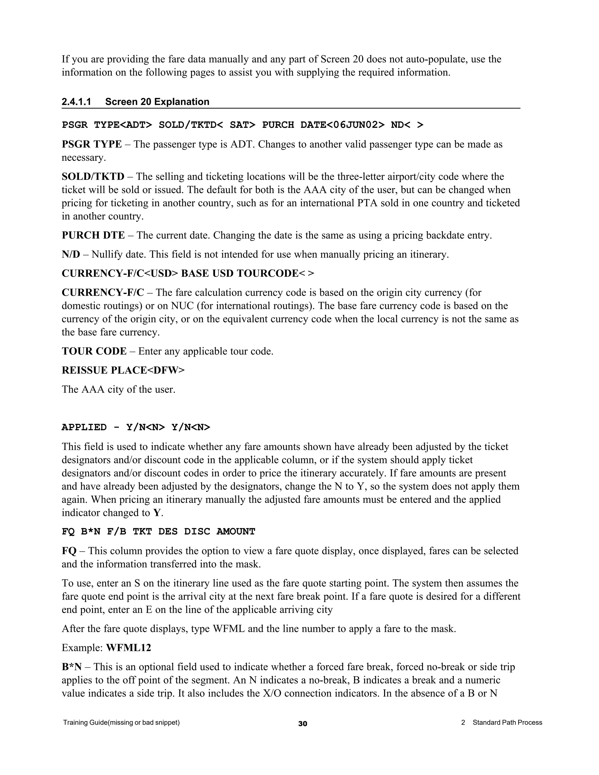 Sabre GDS Reservation system and ticketing 2 | PDF