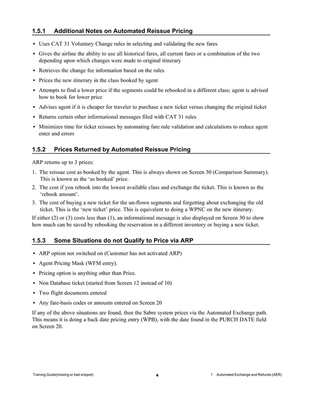 Sabre GDS Reservation system and ticketing 2 | PDF