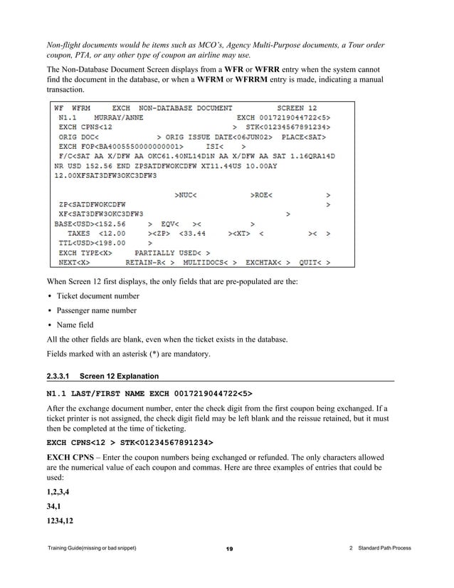 Sabre GDS Reservation system and ticketing 2 | PDF