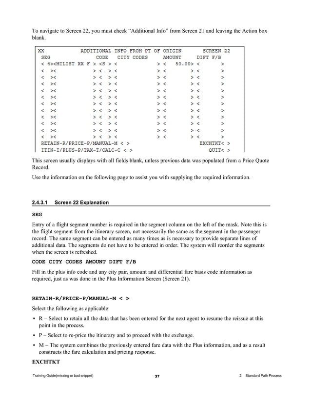 Sabre GDS Reservation system and ticketing 2 | PDF