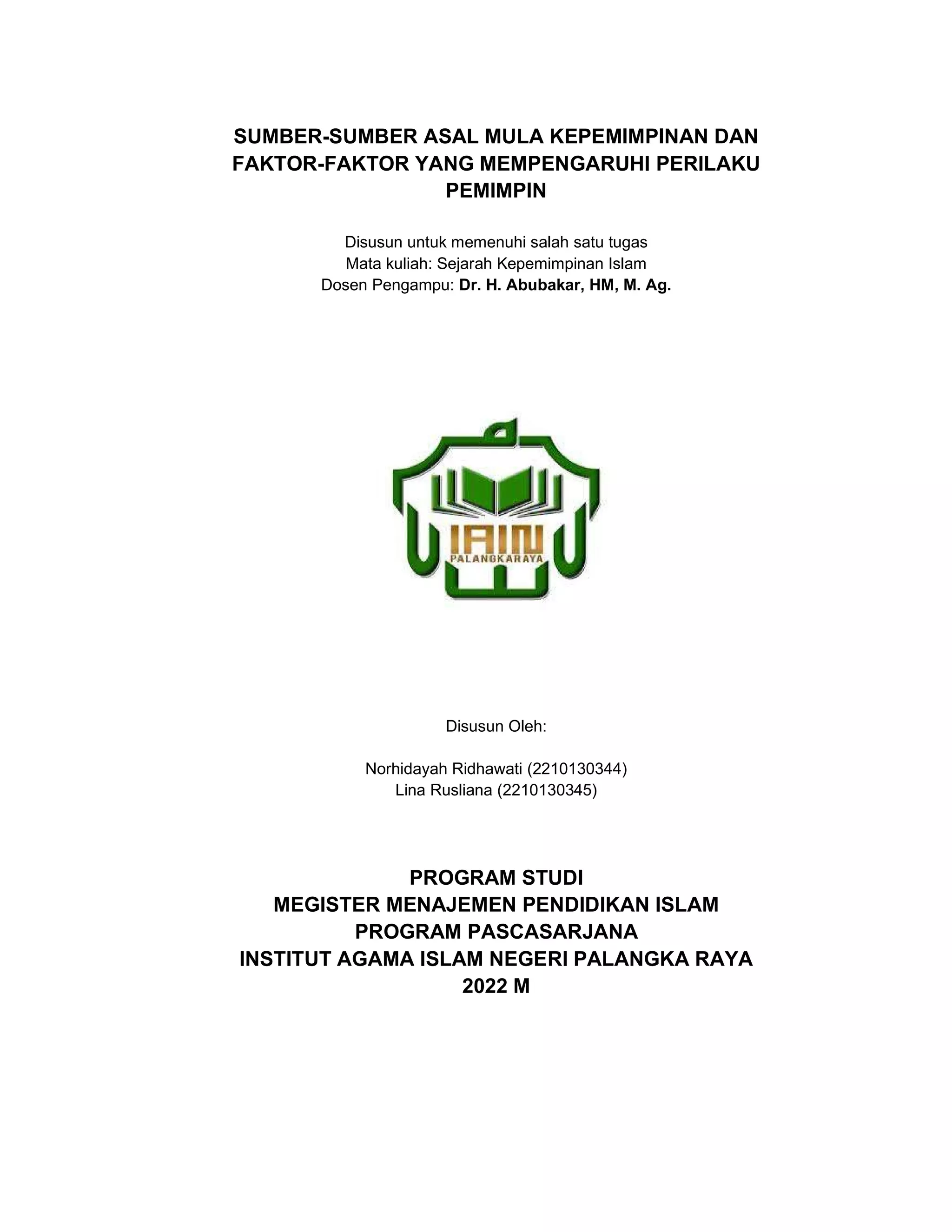 Asal mula kepemimpinan .pdf