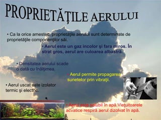 Aerul amestec omogen | PPT