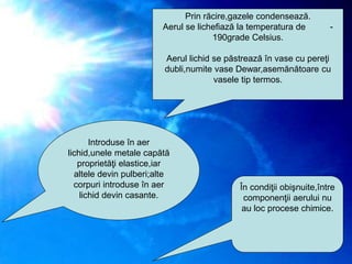 Aerul amestec omogen | PPT