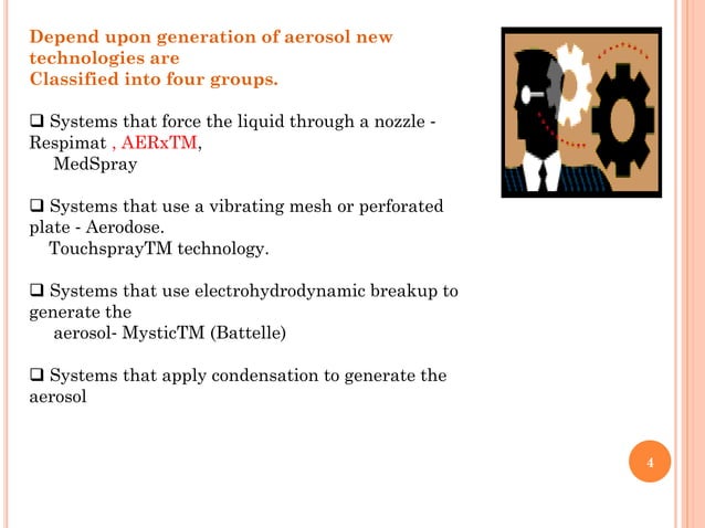 AeRx technique; Advances in pulmounary systems | PPT