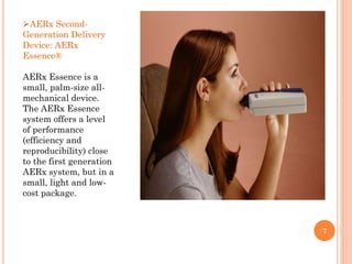 AeRx technique; Advances in pulmounary systems | PPTX