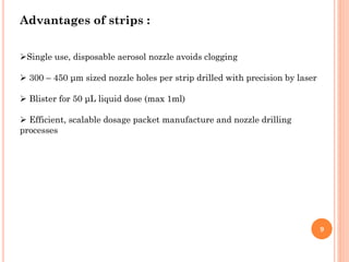 AeRx technique; Advances in pulmounary systems | PPTX