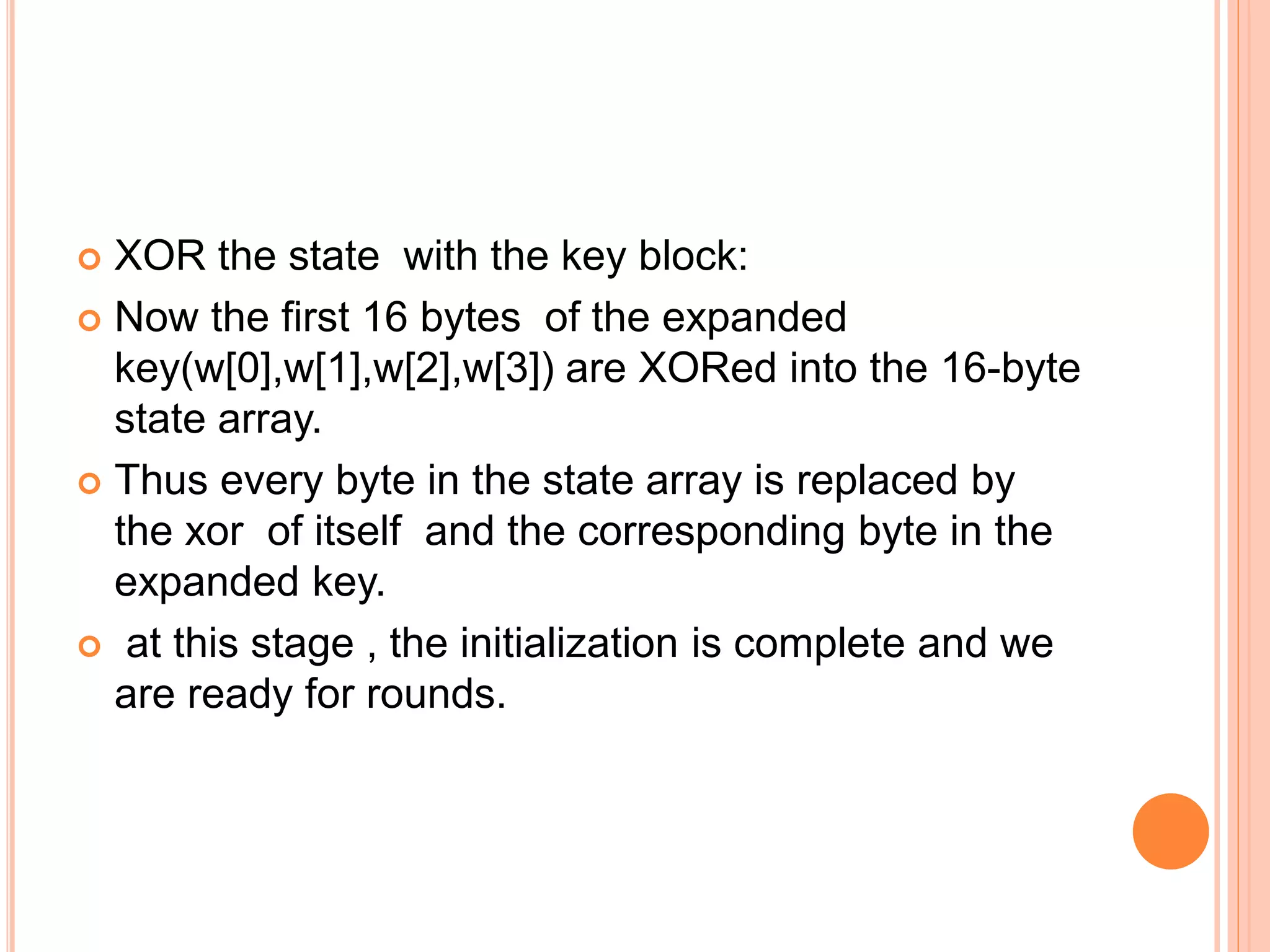Aes(Advance Encryption Algorithm) | PPTX
