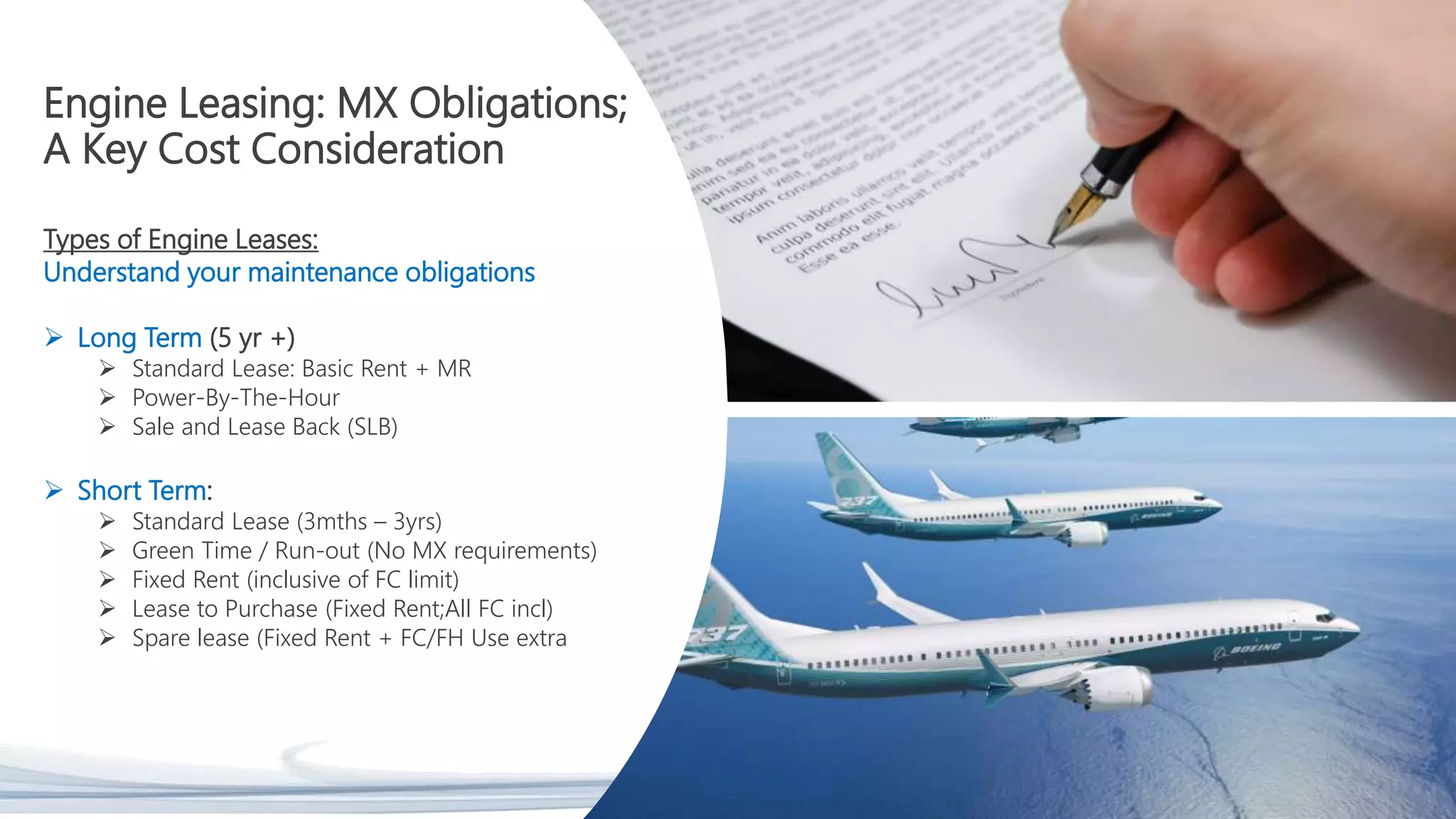 Engine Leasing - Aeolus Guide to Maintenance Cost Savings | PPT