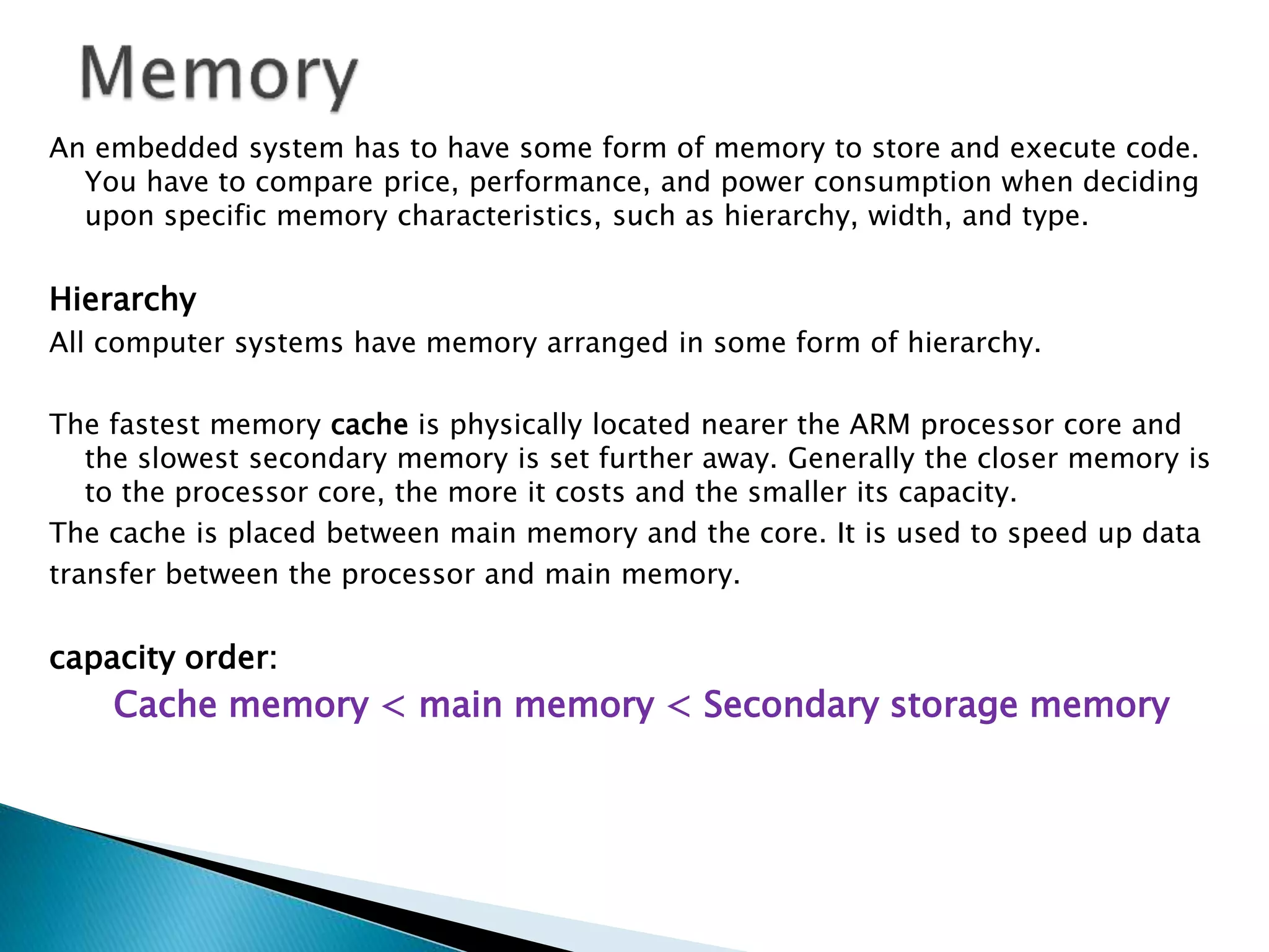 Arm Processor Architecture Pptx Computer Peripherals Computing
