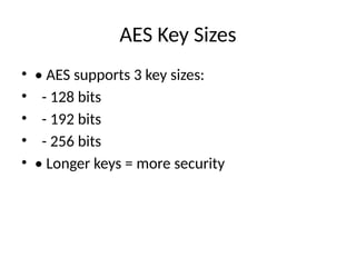 AES algorithm and easy explanation of AES | PPT