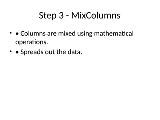 AES algorithm and easy explanation of AES | PPT