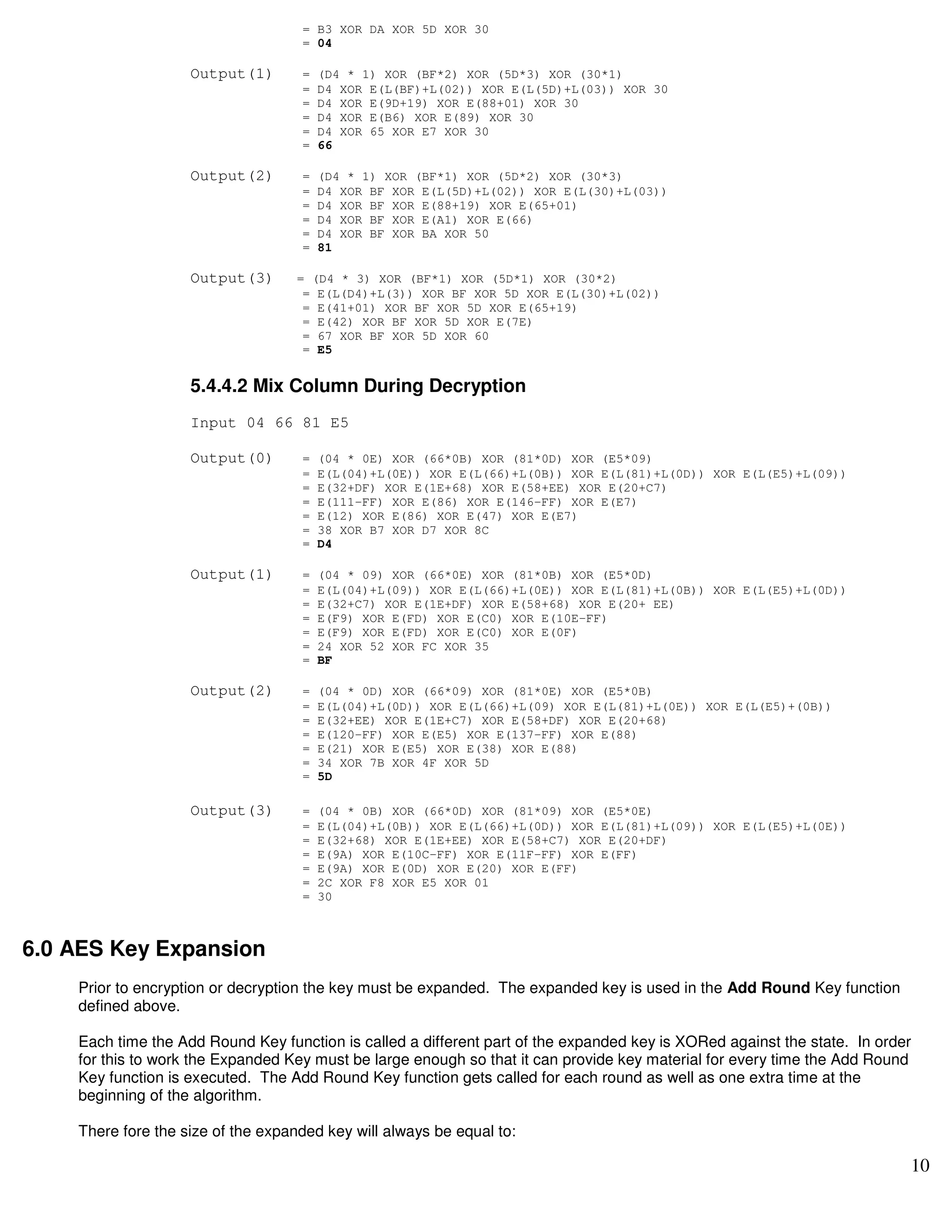 AES by example | PDF