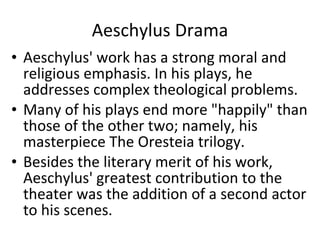 Aeschylus | PPT