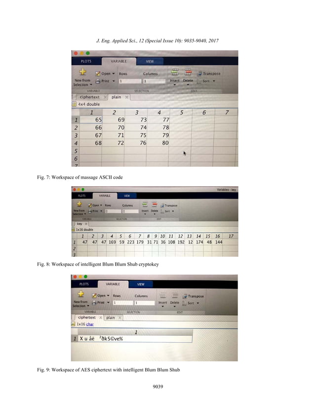 Aes cryptography algorithm based on intelligent blum blum-shub prn gs | PDF