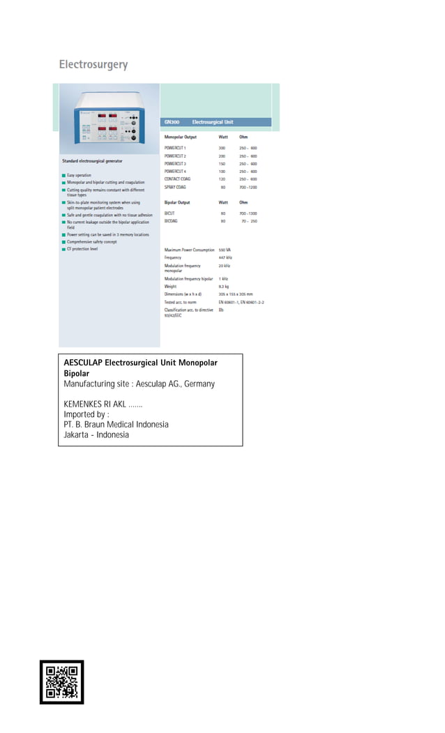 AESCULAP Electrosurgical Unit MonopolarBipolar GN300 (AKL+Brosur+Spek).pdf