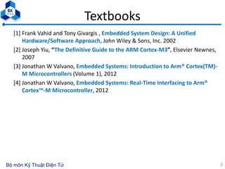 Advanced Embedded System Design Chapter 0 | PPT