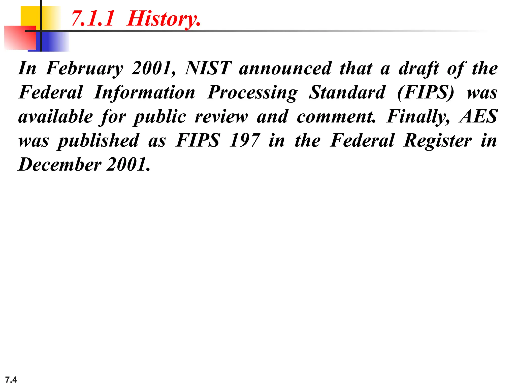 Adnaved encryption standrad slides(aes).ppt