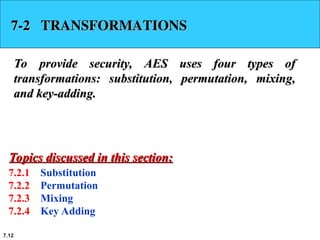 Adnaved encryption standrad slides(aes).ppt