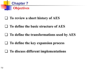 Adnaved encryption standrad slides(aes).ppt
