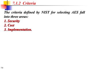 Adnaved encryption standrad slides(aes).ppt