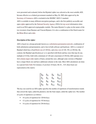 Advanced Encryption Standard (AES) with Dynamic Substitution Box | PDF