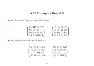 AES Solved Example on Encryption all rounds.pdf