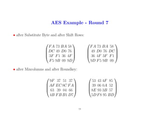AES Solved Example on Encryption all rounds.pdf