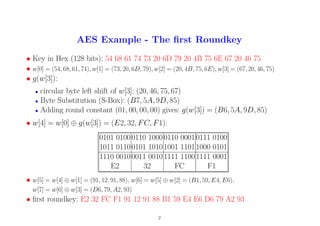 AES Solved Example on Encryption all rounds.pdf
