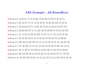 AES Solved Example on Encryption all rounds.pdf