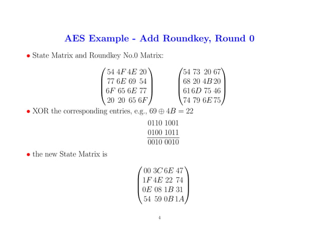 AES Solved Example on Encryption all rounds.pdf AES Solved Example on Encryption all rounds.pdf