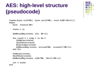 AES effecitve software implementation | PPT