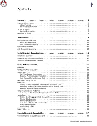 Faronics Anti-executable Standard User Guide | PDF | Operating Systems | Computer Software and ...