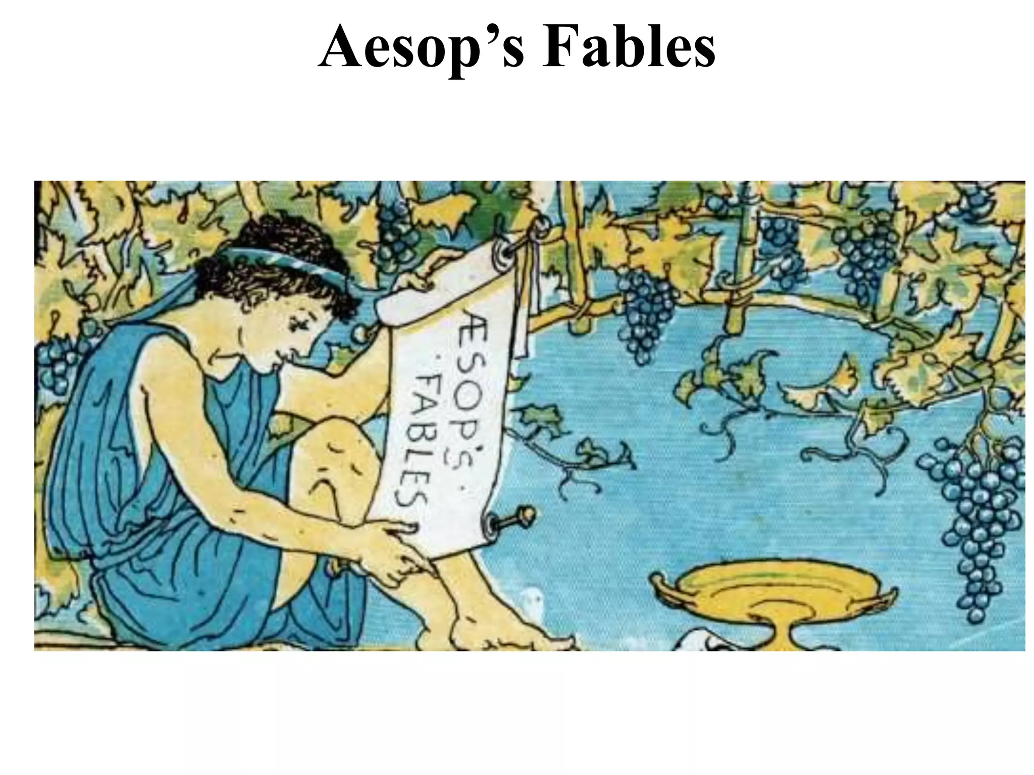 Reading and Writing about Aesop's Fables | PPTX