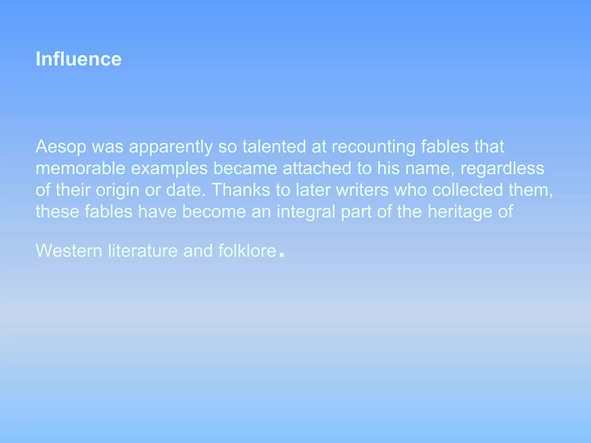 aesop PRESENTATION.ppt