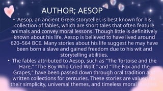 Aesop's Fables: Timeless Lessons on Morality, Wisdom, and Human Nature ...