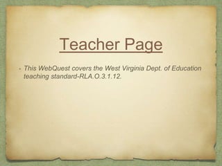 Aesop WebQuest PowerPoint | PPT