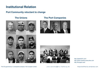 Port-City governance. A comparative analysis in the European context. | PDF