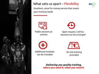 MSTS ASIA - Authorised Entrant & Standby Person (AESP) Training | PPT