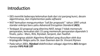 Advanced Encryption Standard (AES) DownloadEdit | PDF