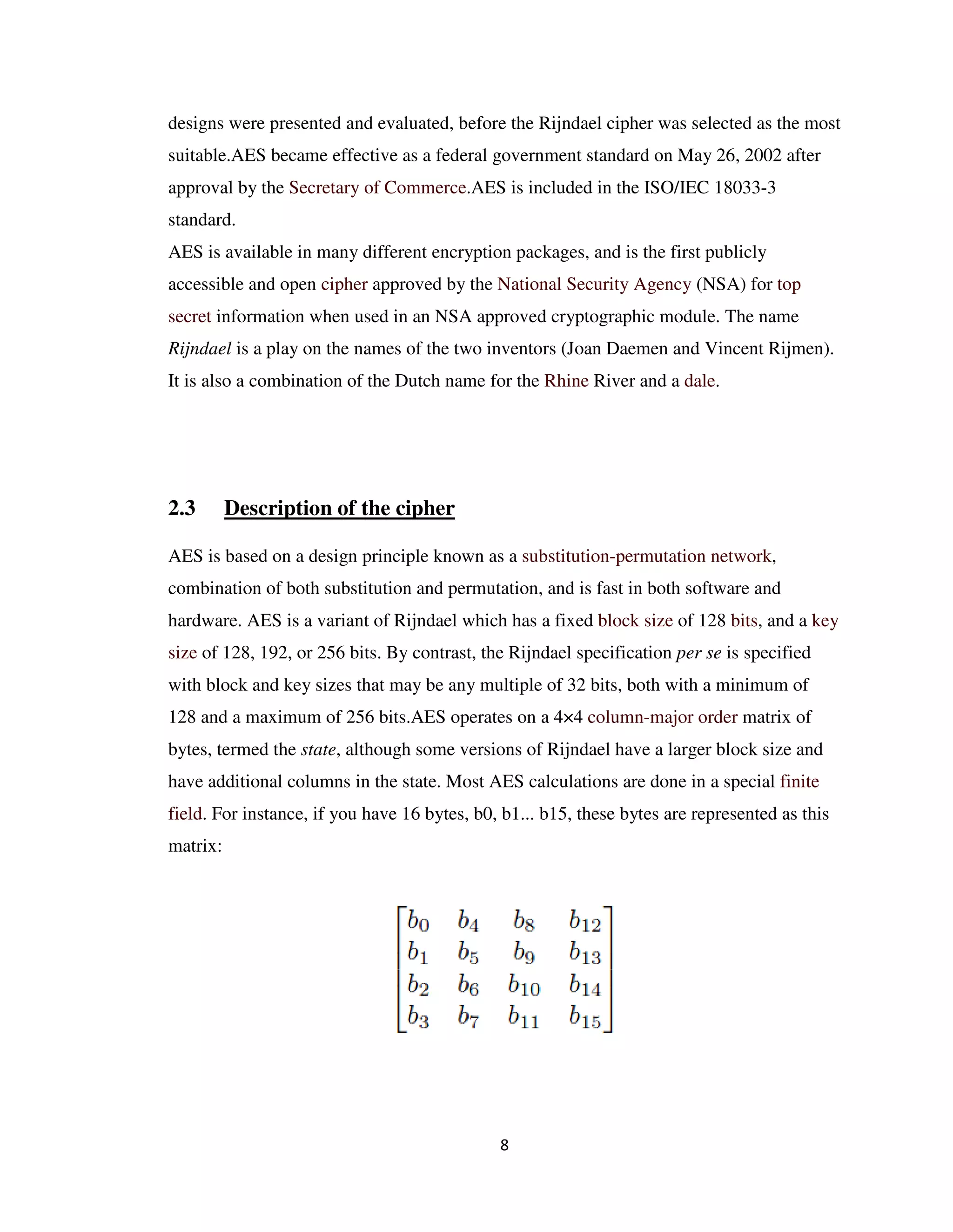 Advanced Encryption Standard Aes Pdf
