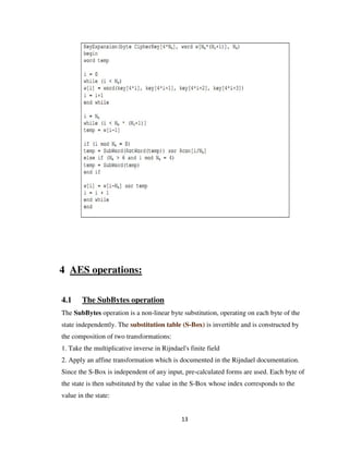Advanced Encryption Standard (AES) | PDF | Information and Network ...