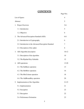 Advanced Encryption Standard (AES) | PDF | Information and Network ...