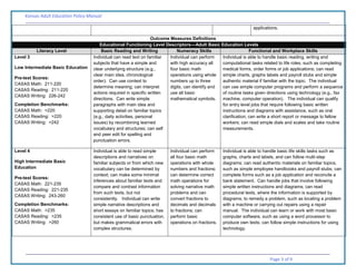 Understanding CASAS/ABE Test Results | PDF