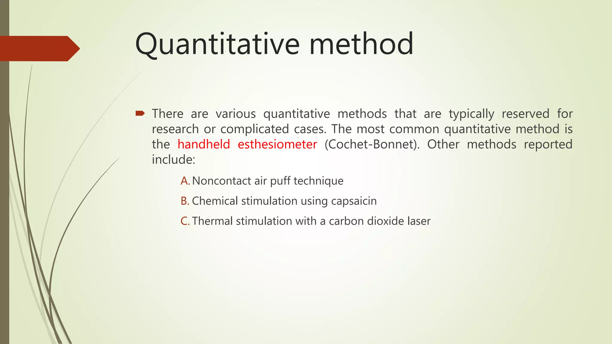 Aesthesiometer | PPTX
