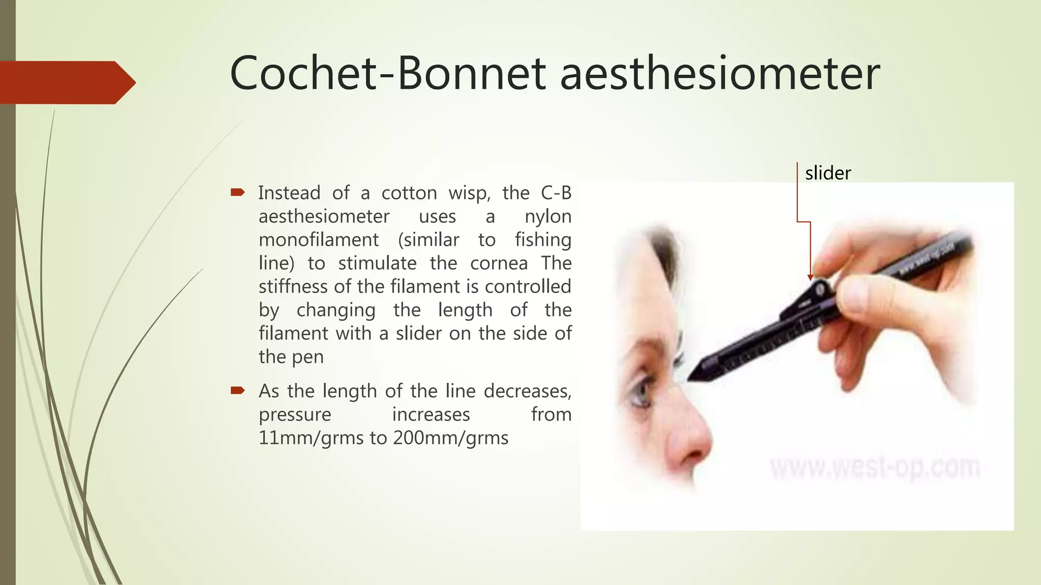 Aesthesiometer | PPTX
