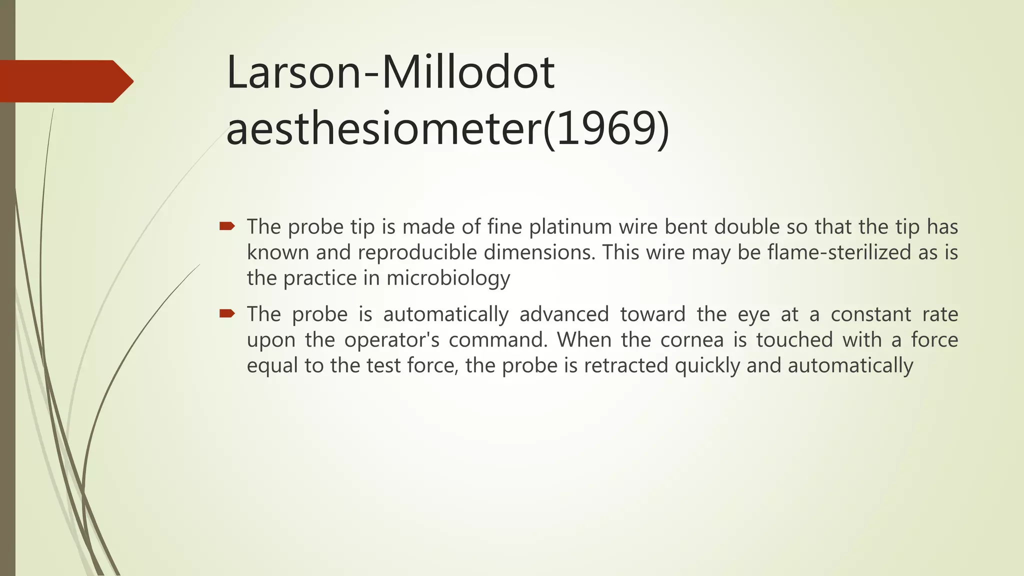 Aesthesiometer | PPTX