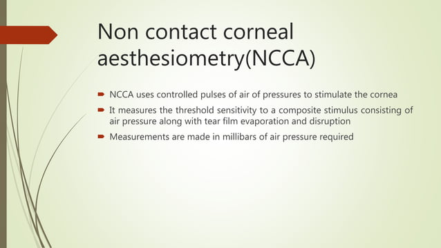 Aesthesiometer | PPTX